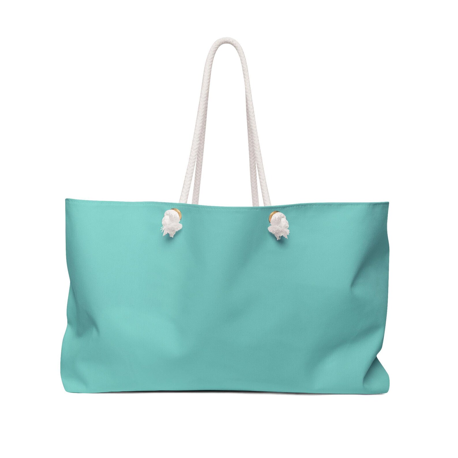 Turquoise Weekender Bag, Beach Travel Tote, Extra Large Carryall, Open ...