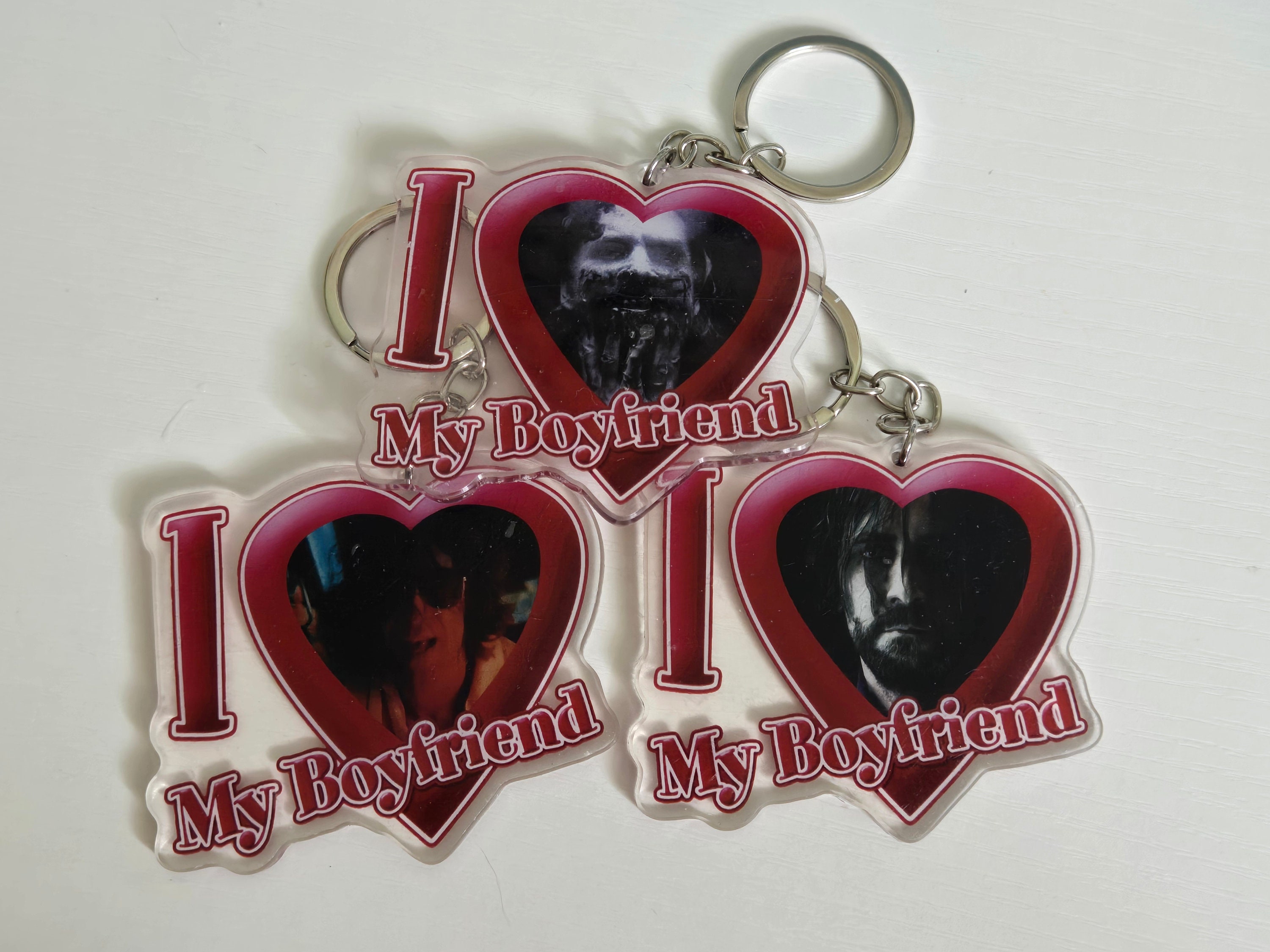 Alan Wake Characters, i heart My Boyfriend Keychains - Etsy
