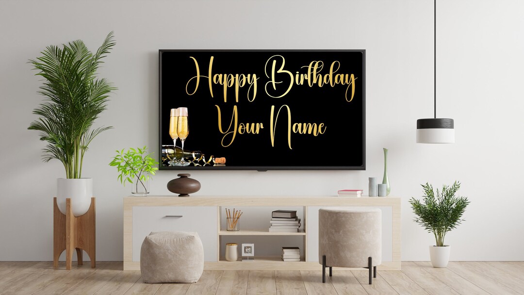 Custom Happy Birthday Cheers TV Art, Perfect for Birthday Celebrations ...