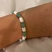 Sage Green and Gold Bracelet - Etsy