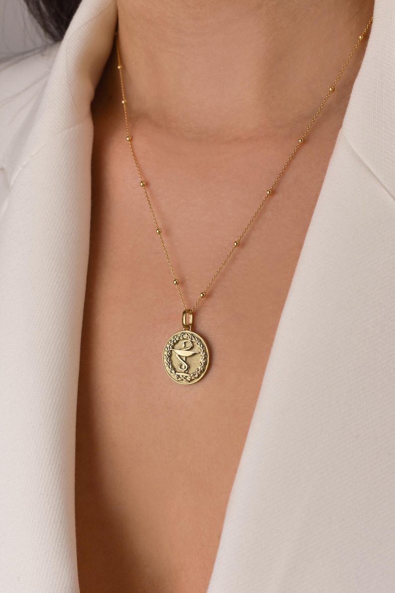 14K Gold Pharmacist Necklace, Medical Student Graduation Gift, Snake ...