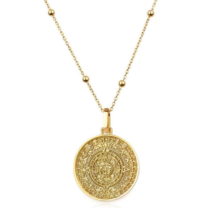 Gold Aztec Calendar - Etsy