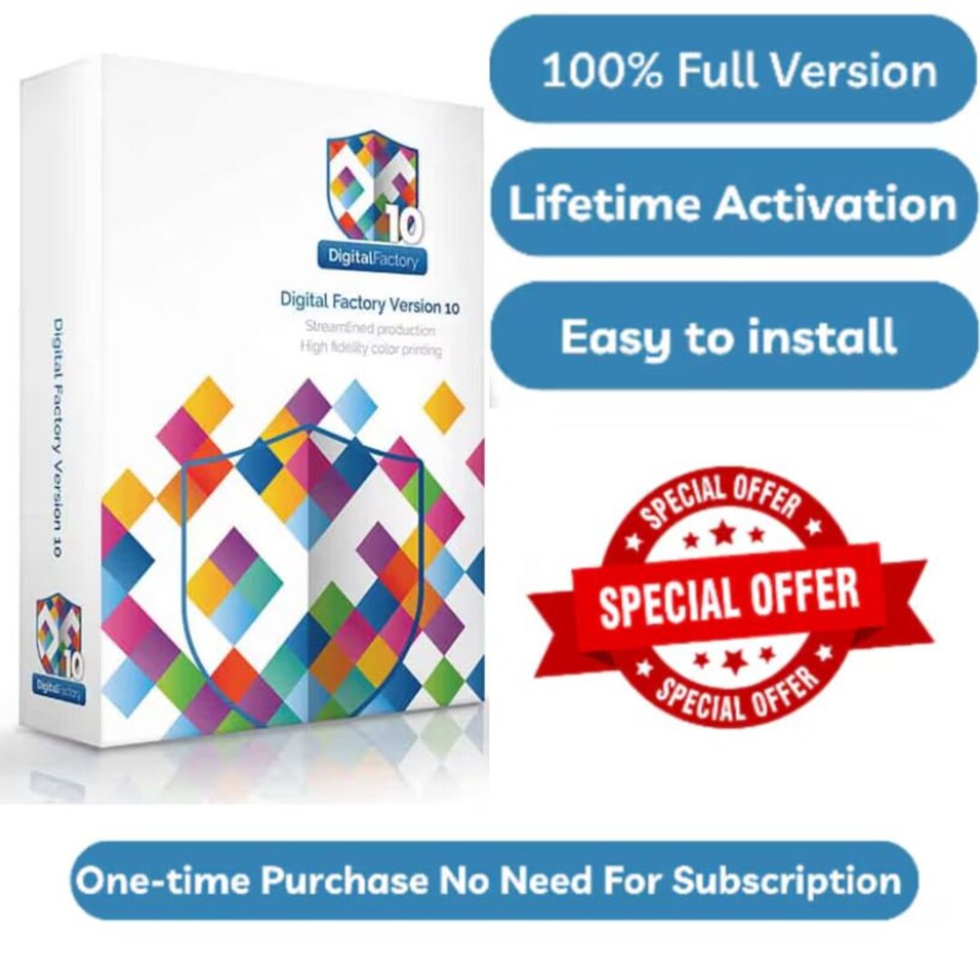 Cadlink Digital Factory V10 Dtf Edition Dtf Software Digital Design Print - Etsy