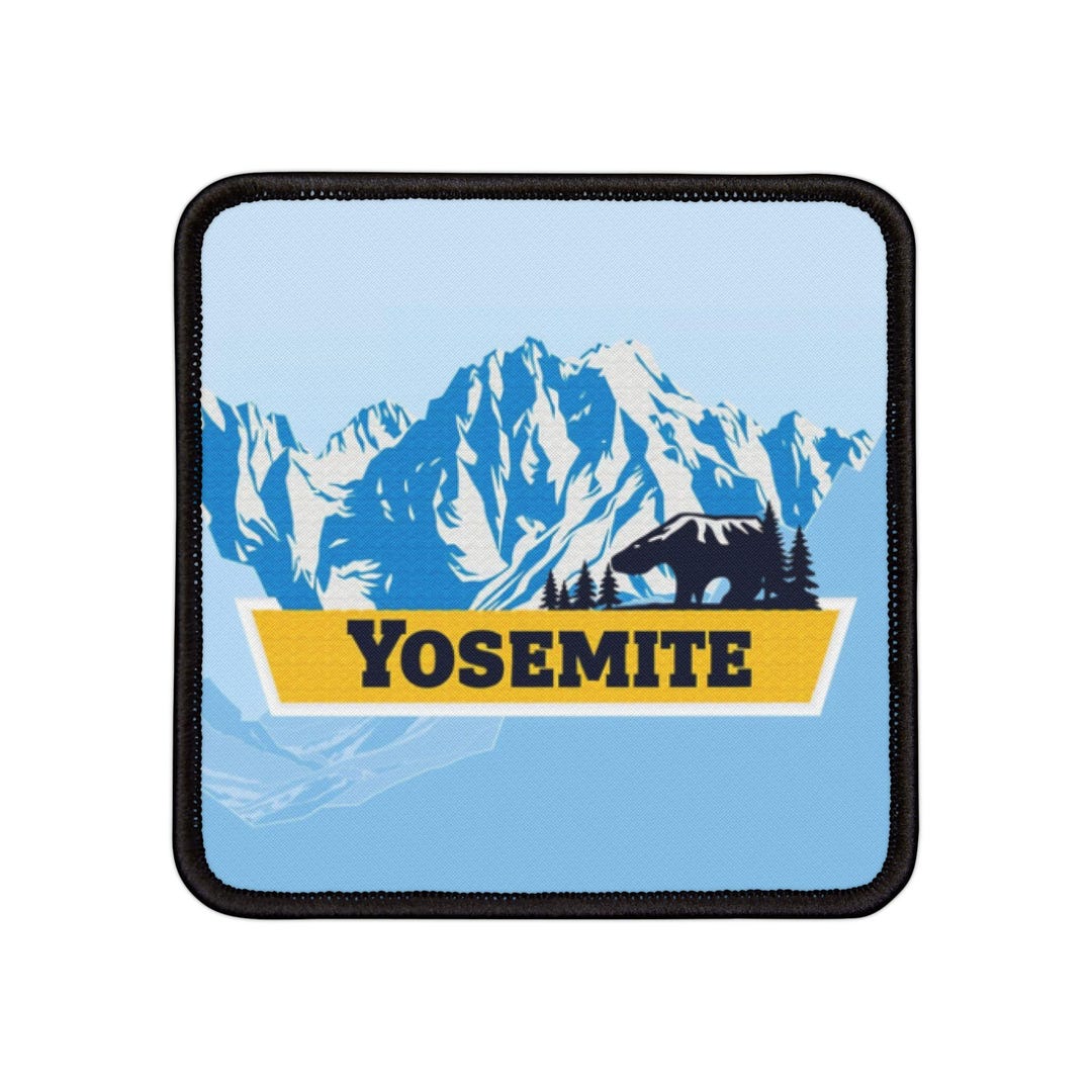 Yosemite California Iron-on Patches, Embroidered Patch, Sew on Applique, National Park Badge ...