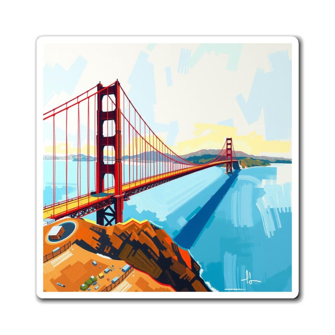 Golden Gate Bridge Magnet - San Francisco Souvenir - Unique Travel ...