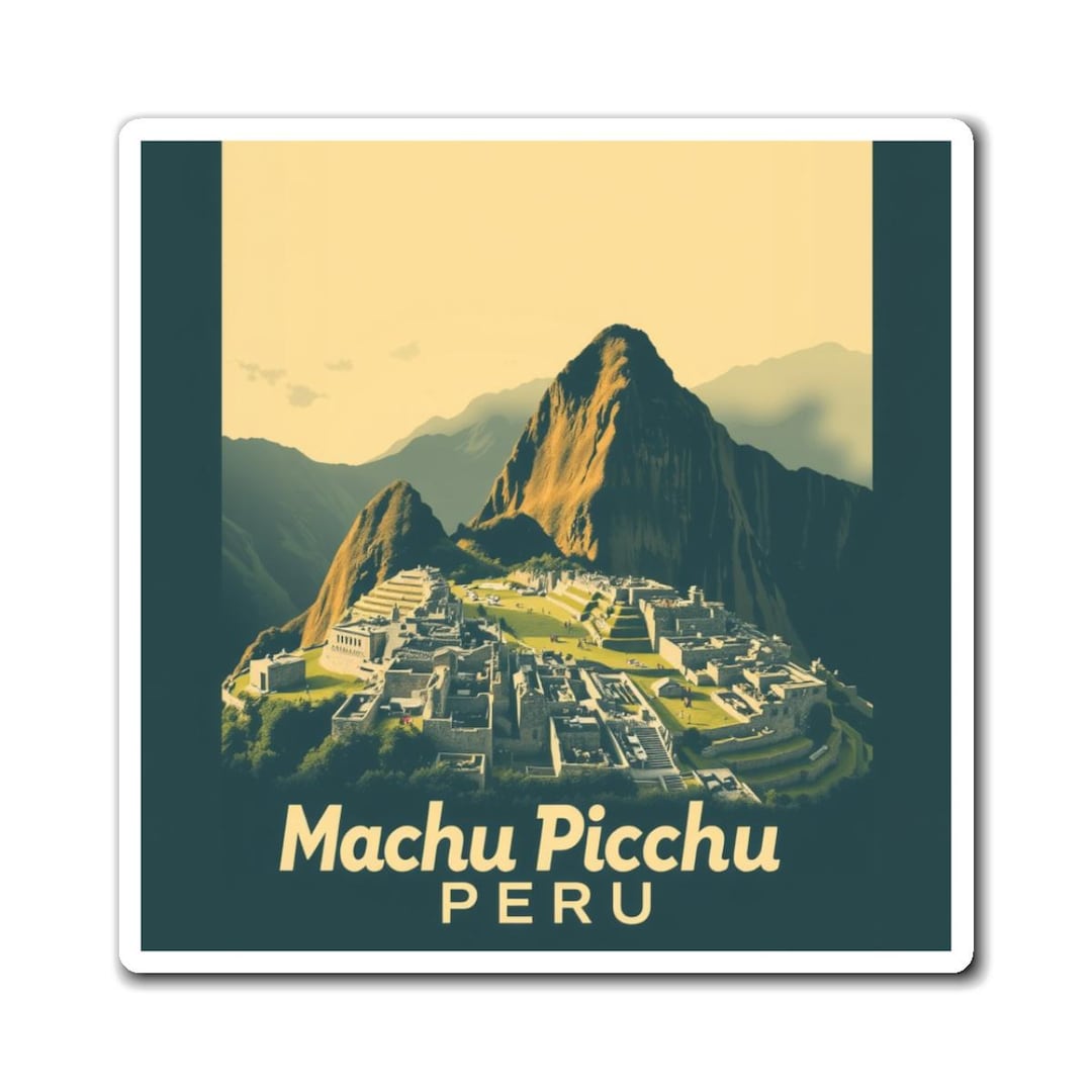 Magnets - Machu Picchu Peru Souvenir Fridge Magnet, Travel Gift, South ...