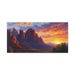 Canvas Print, Sedona Red Rocks Matte Canvas Wall Art, Stretched Print ...