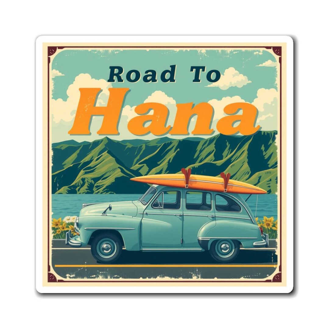 Hawaii Magnets, Tropical Fridge Decor, Souvenir Magnet Set, Travel Gift ...