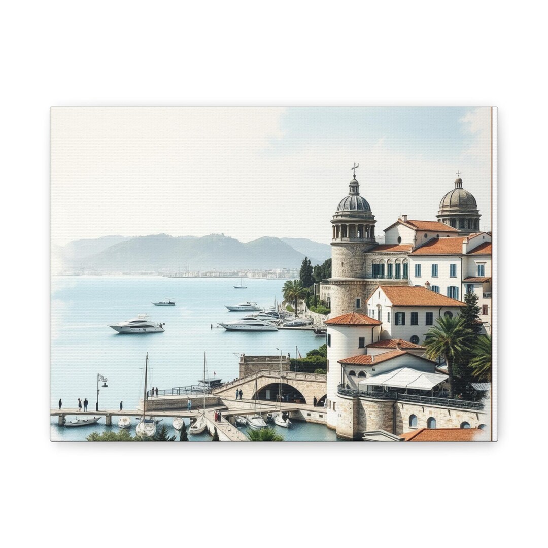 Antibes France Canvas - Etsy