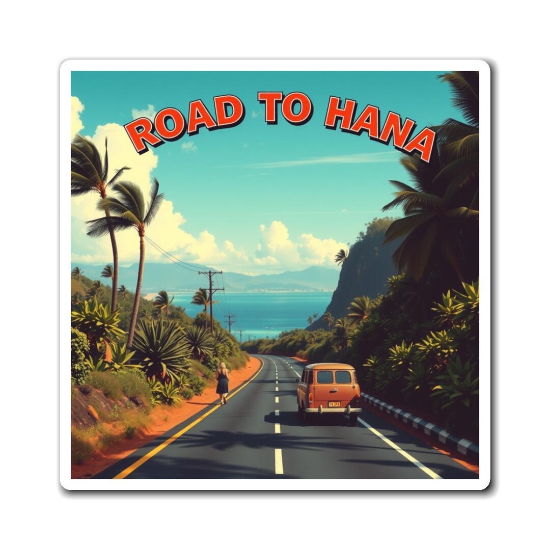 Maui Magnet, Road to Hana Souvenir, Fridge Decor, Travel Gift, Hawaiian ...
