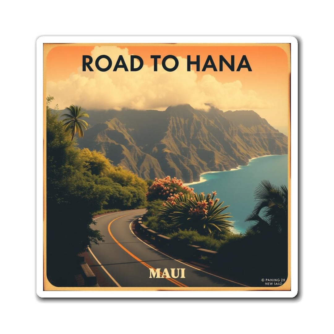 Road to Hana Maui Magnets - Etsy