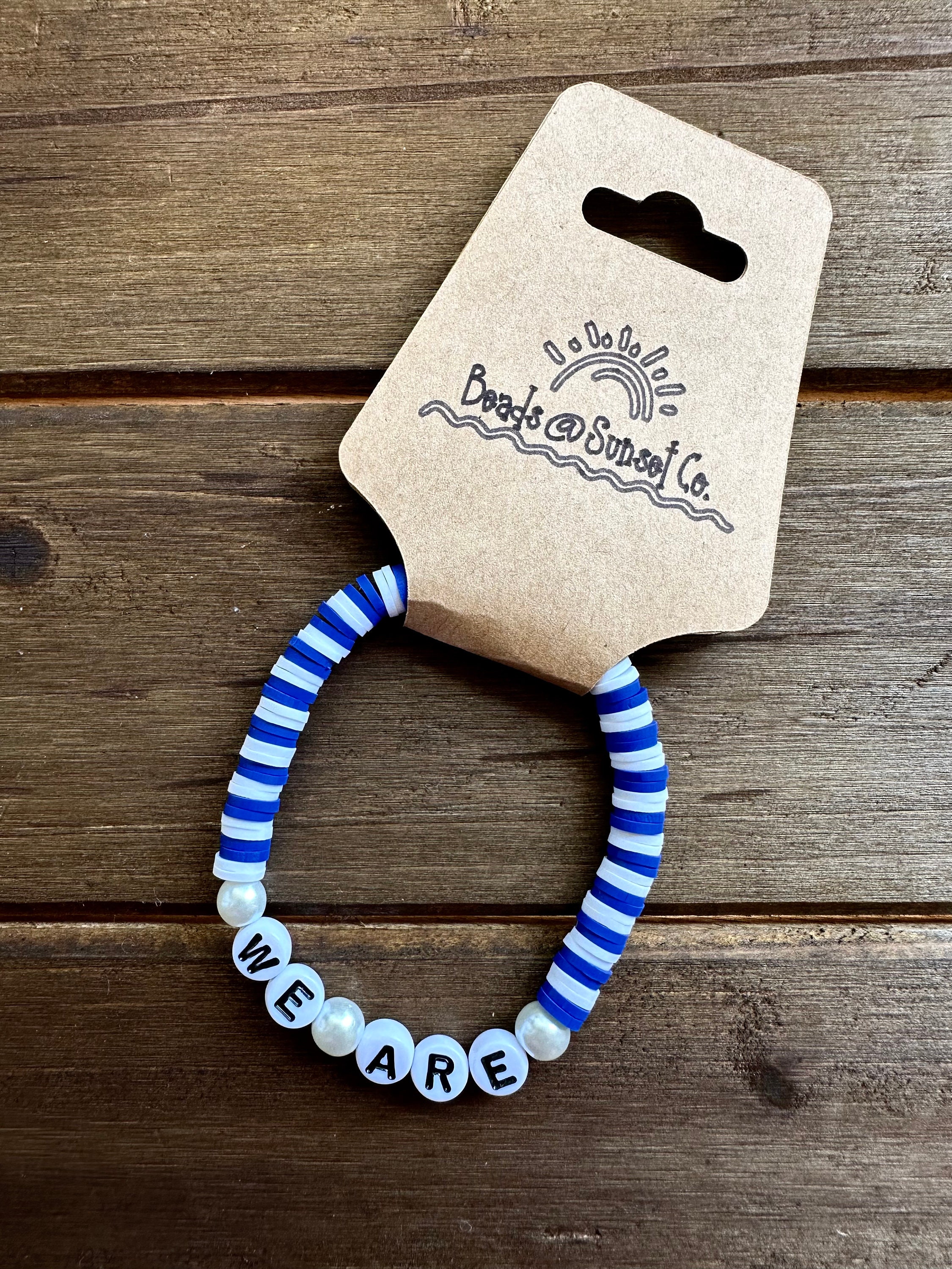 ANY College- Heishi Bead Bracelets- Made to Order - Etsy
