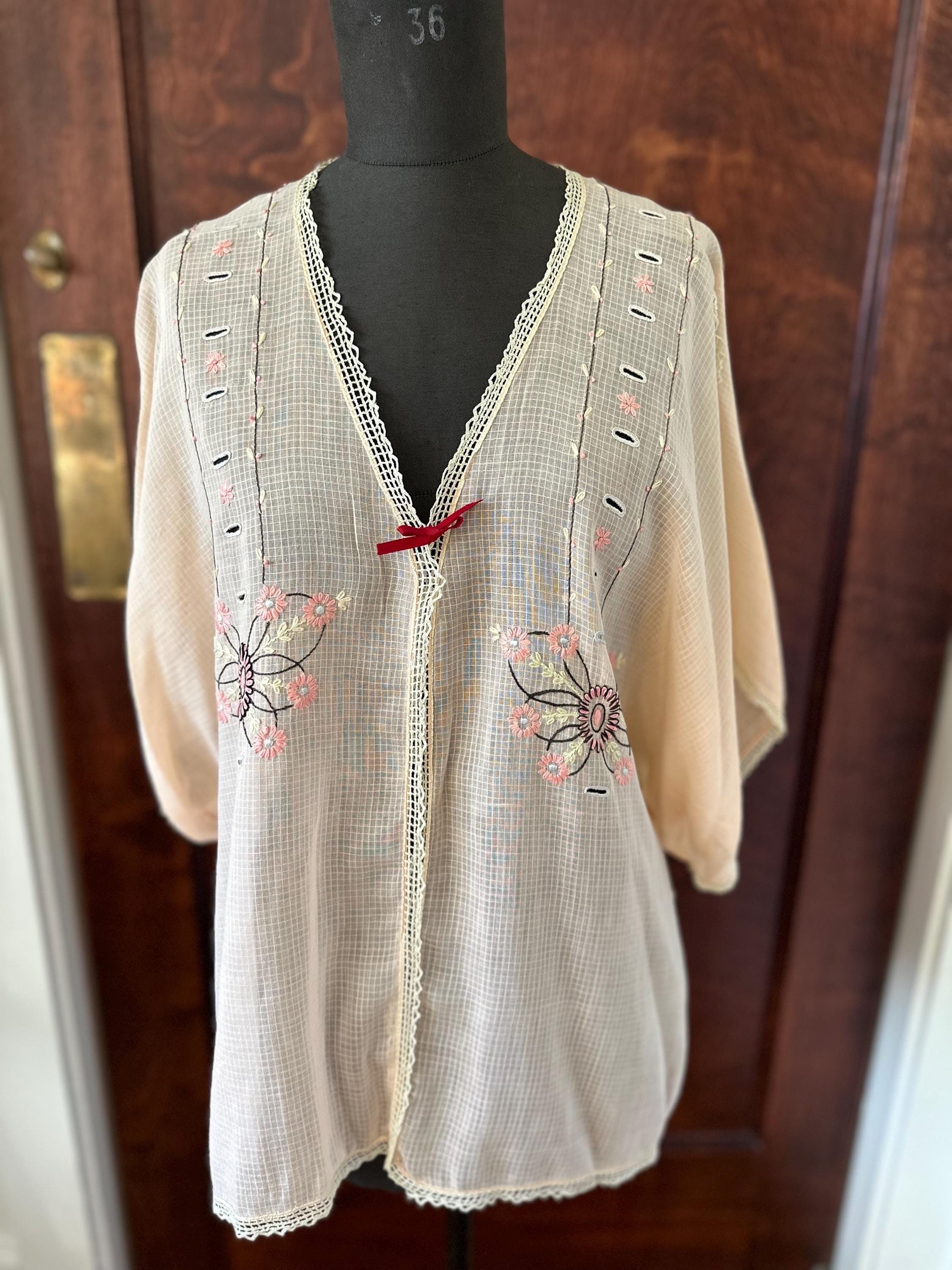 1920 Bed Jacket - Etsy 1920 Bed Jacket - Etsy