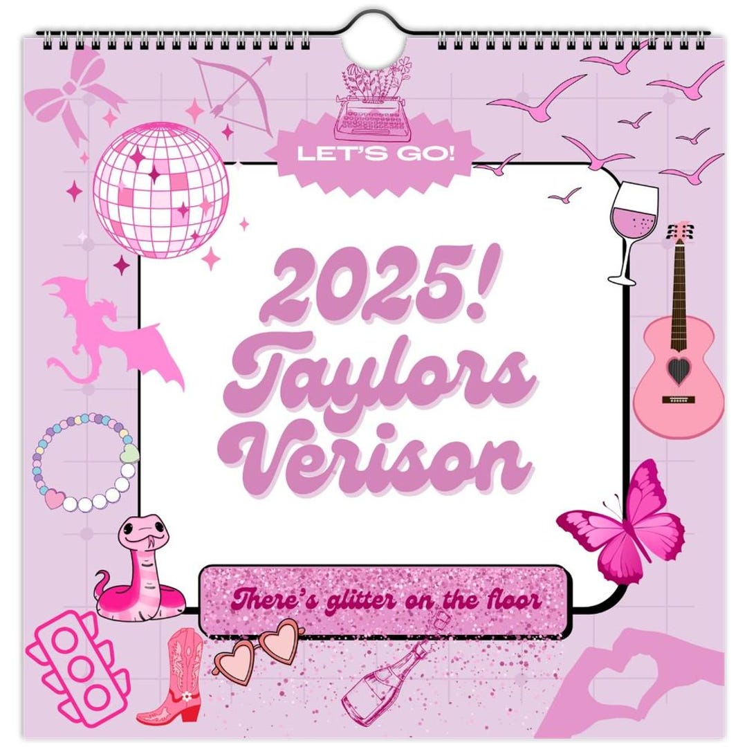 Taylor Swift 2025 Wall Calendars - Etsy