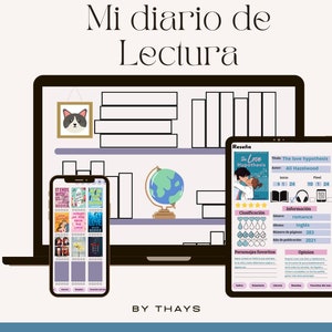 Diario De Lectura Digital - Etsy