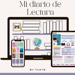Diario de lectura digital - Etsy España
