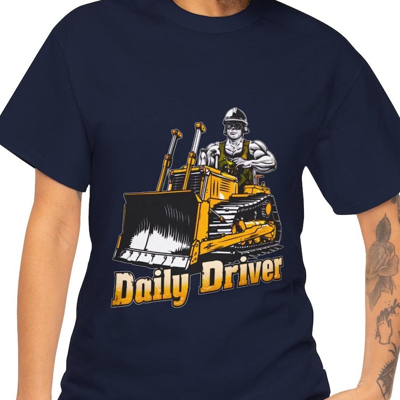 Bulldozer Shirt - Etsy