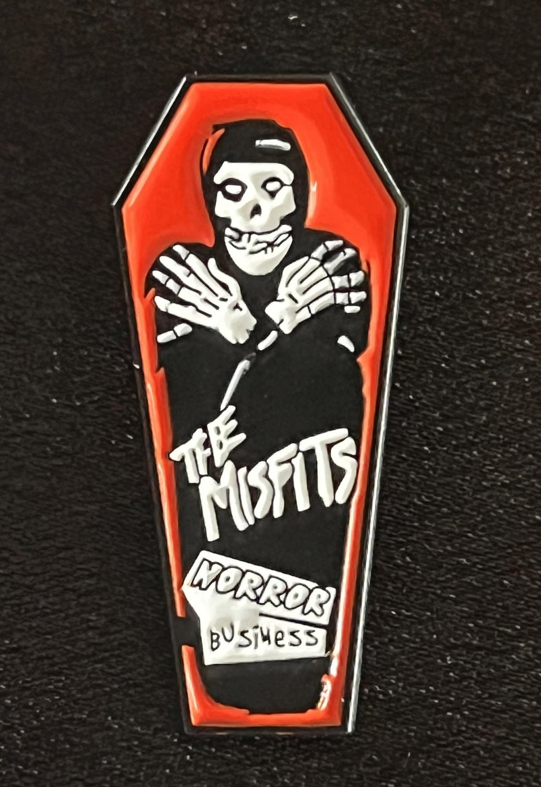 THE MISFITS Horror Business Enamel Pin / Badge - Etsy