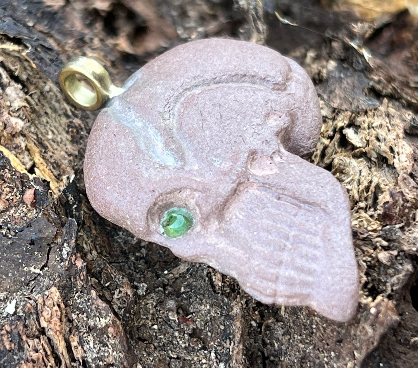 Pendant Clay Skull Mans Jewelry Gothic Punk Biker Jewelry Talisman ...