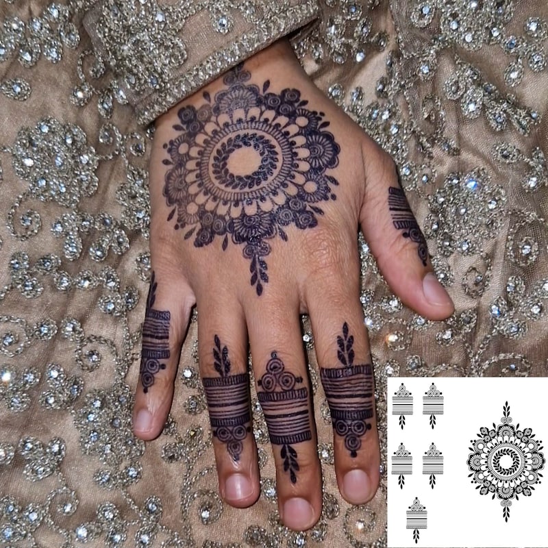 Henna Mandala - Etsy