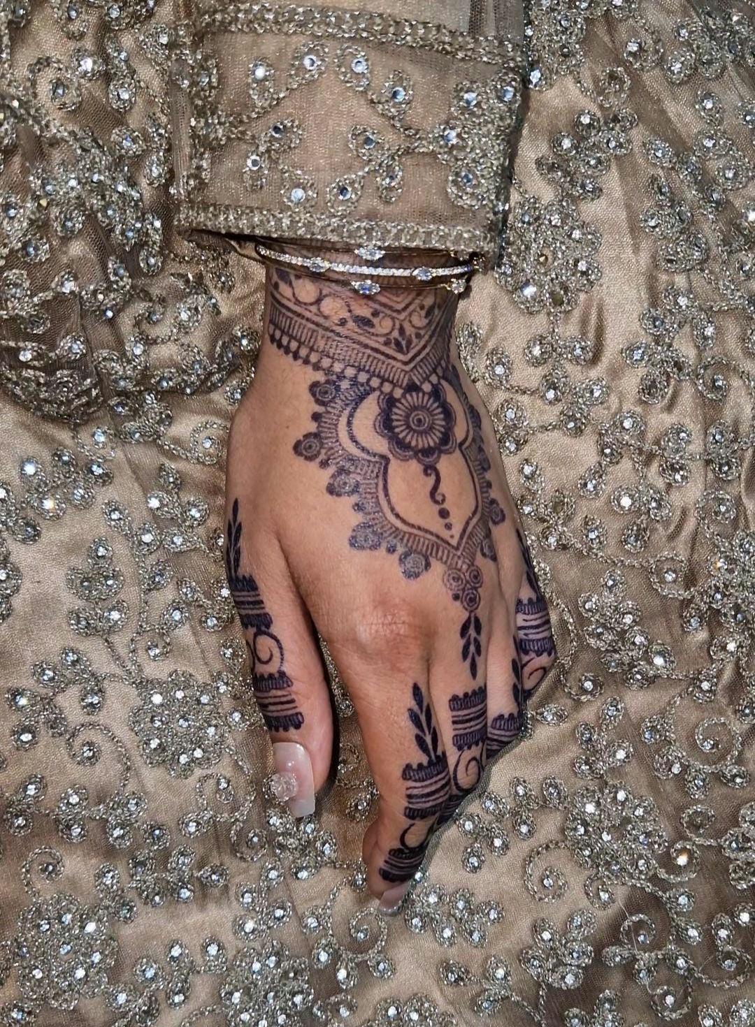 100% Natural Semi-permanent Tattoo Jagua Gel Tattoo Sticker Jagua Henna ...