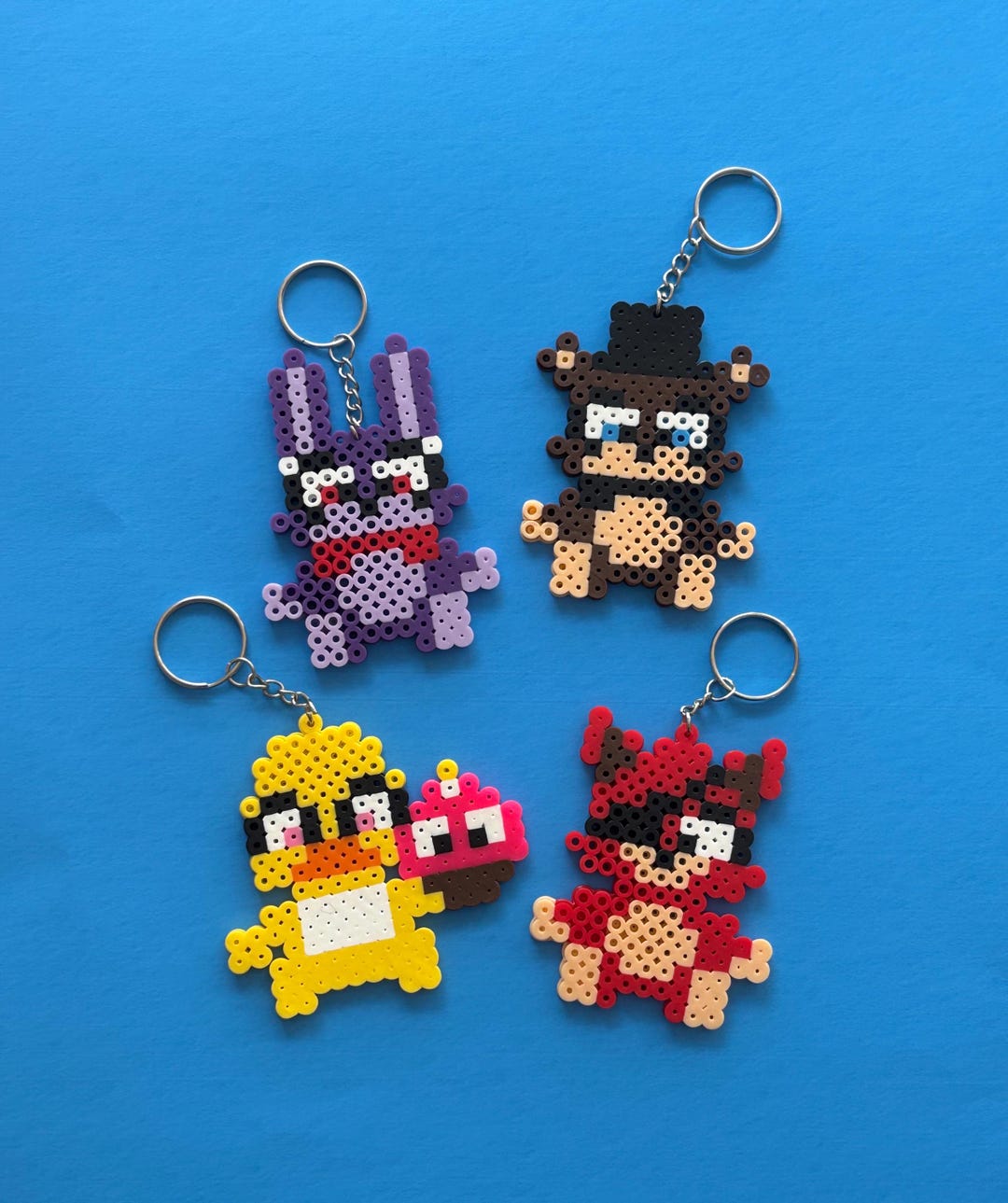 Fnaf Perler Bead Keychains - Etsy