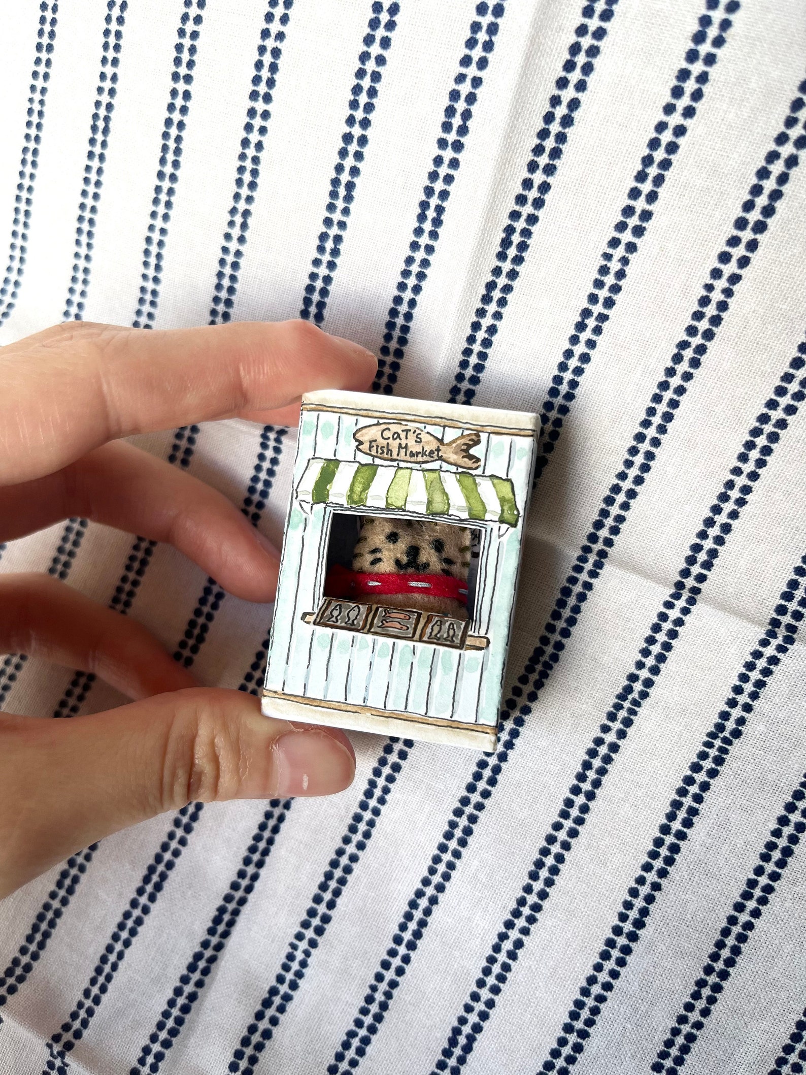 Custom Made Mini Matchbox Pop up Dollouse - Matchbox Gift - Miniature ...