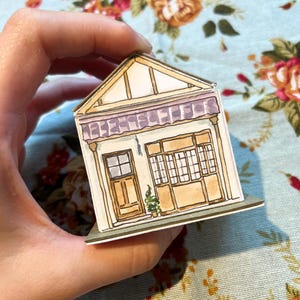 Custom Made Paper Miniature House - Paper Craft - Mini Dollhouse ...