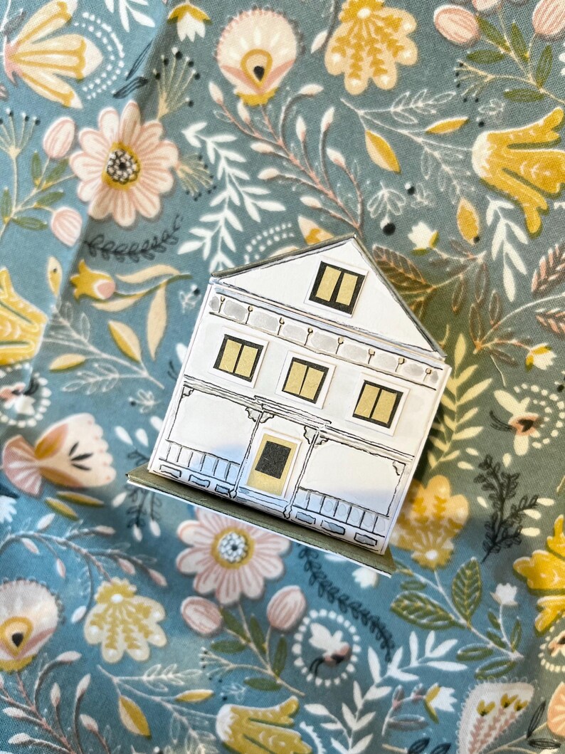 Paper Miniature House - Readymade - Paper Craft - Mini Dollhouse ...