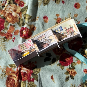 Custom Made Mini Pop up Dollhouse - Mini Pop up Book - Miniature House ...