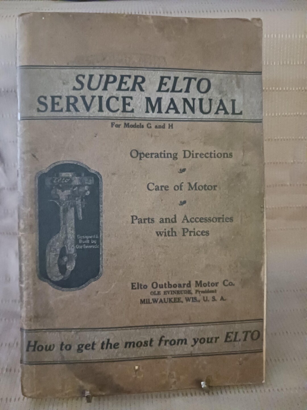 1920's to 1930's-super Elto Boat Motor Service Manual - Etsy
