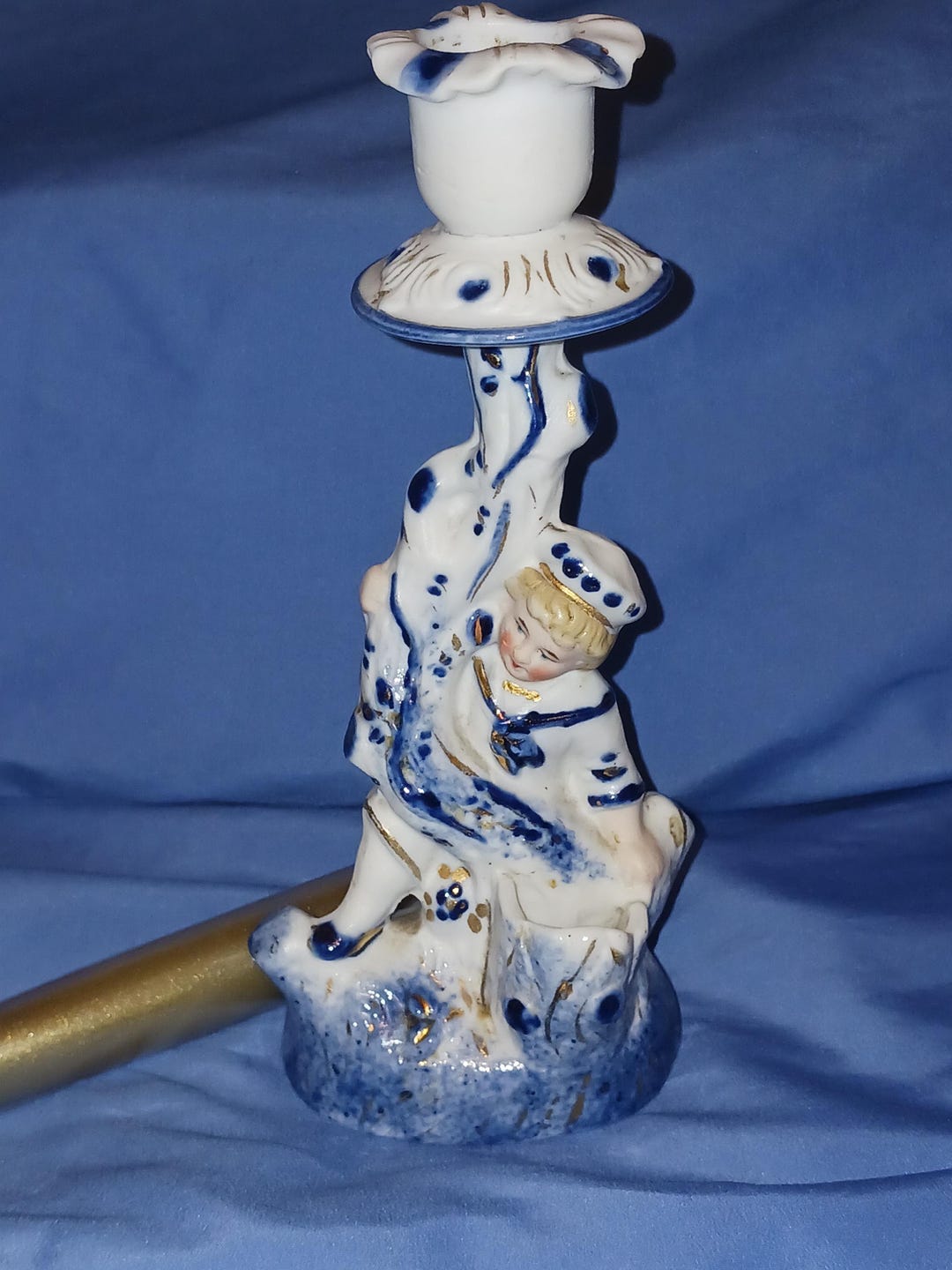 China Candlestick Holder With Sailor Boy - Etsy