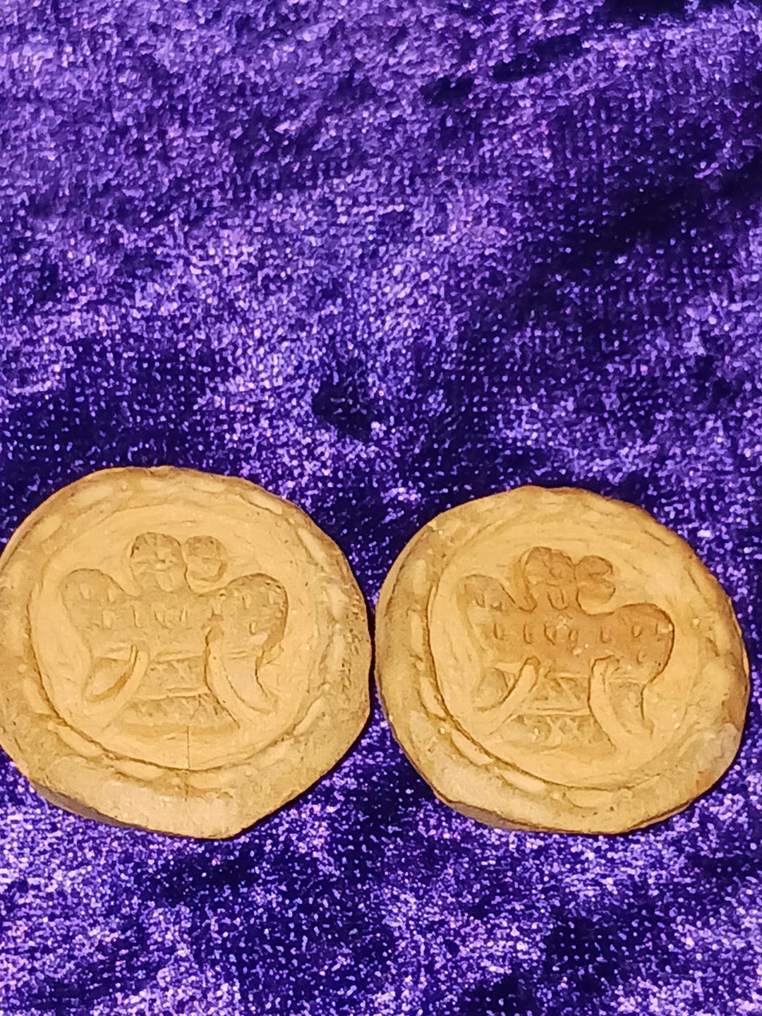 Handmade Terracotta 1 Discs With Phoenix Design 2 - Etsy