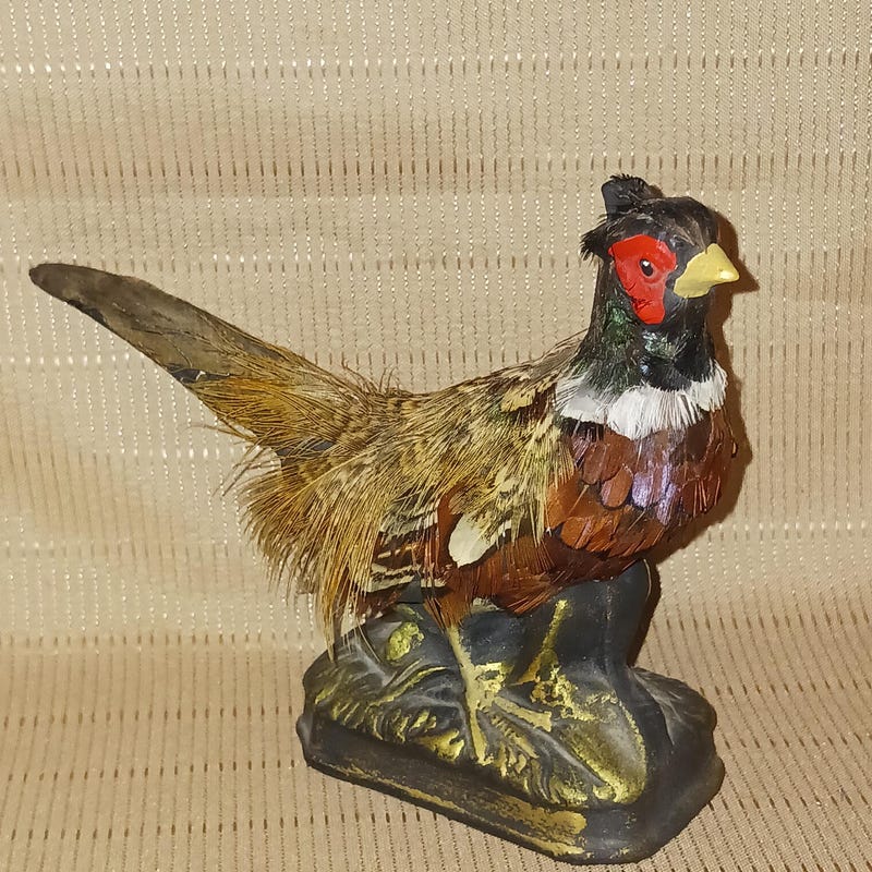 Ceramic Pheasant Figurine - Etsy