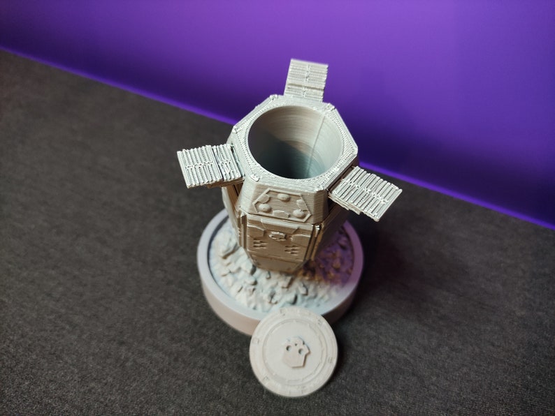 Hellpod Drop Pod 3D Printed Replica for Cosplay Helldivers 2 Inspired Gift for Fans Gaming Room ...