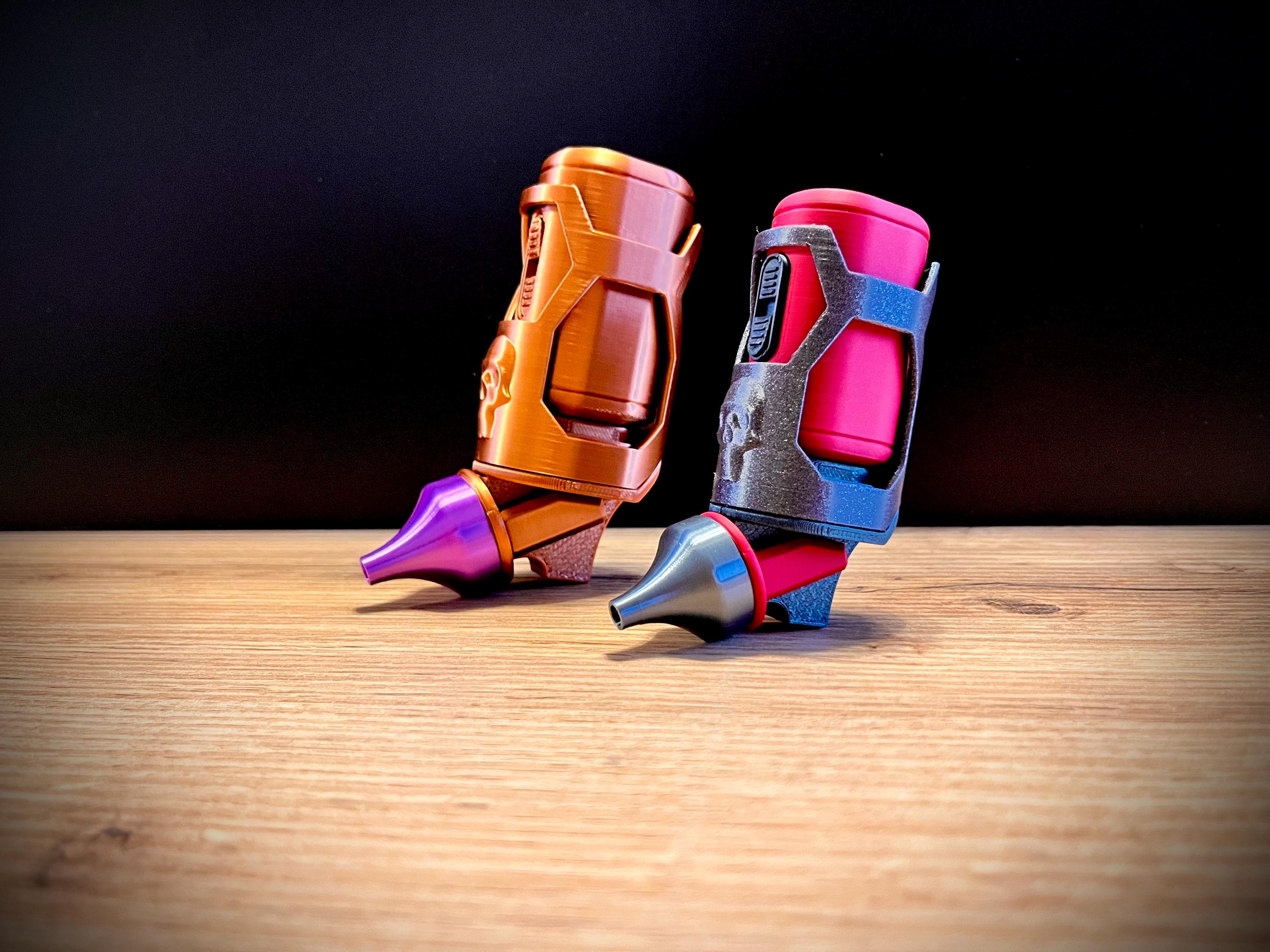Black Lace Cyberpunk 2077 Inspired Inhaler for Cosplay 3D Printed ...