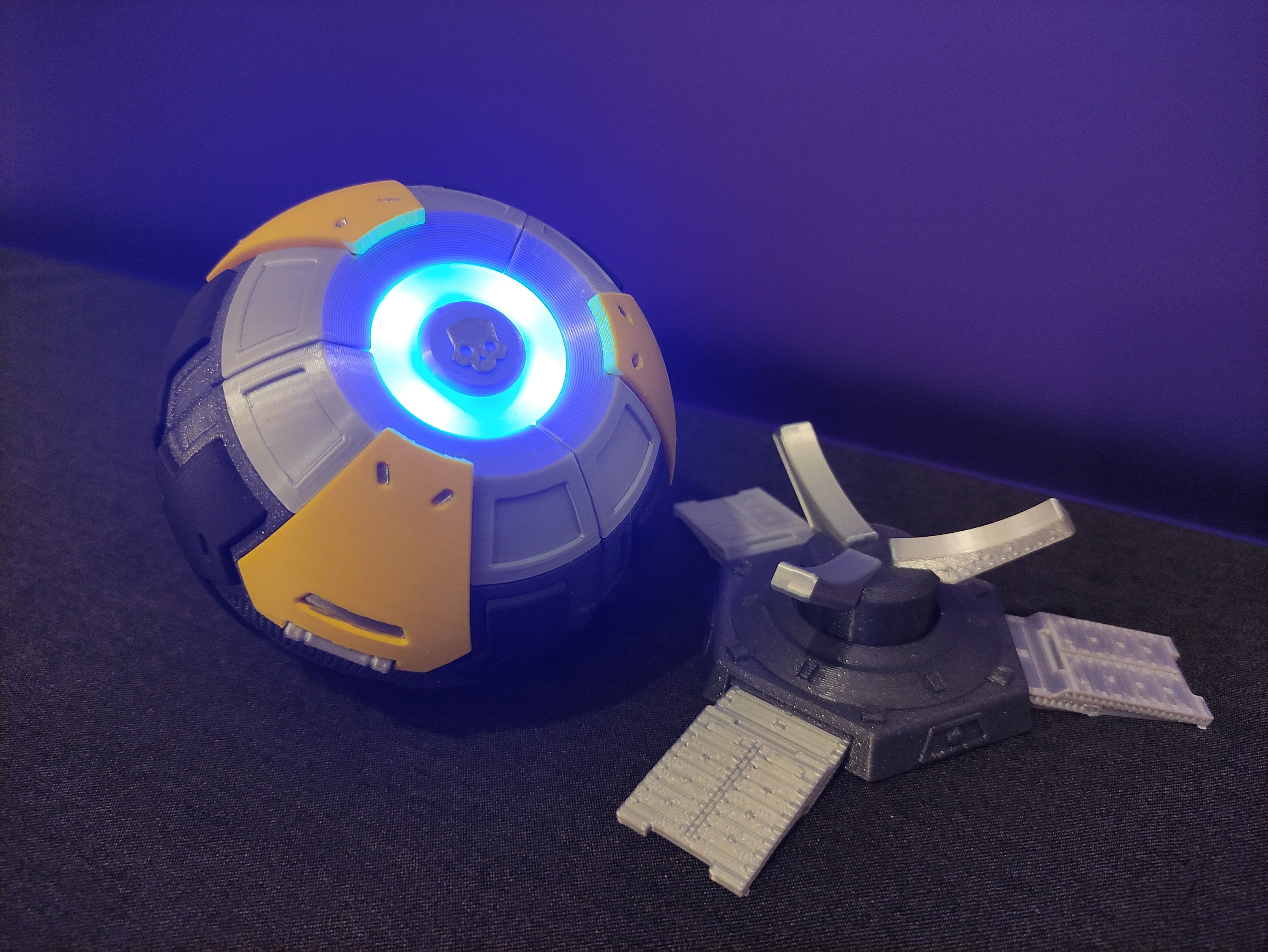 Stratagem Beacon Orb 3D Printed Fan Art Toy / Helldivers 2 Inspired ...