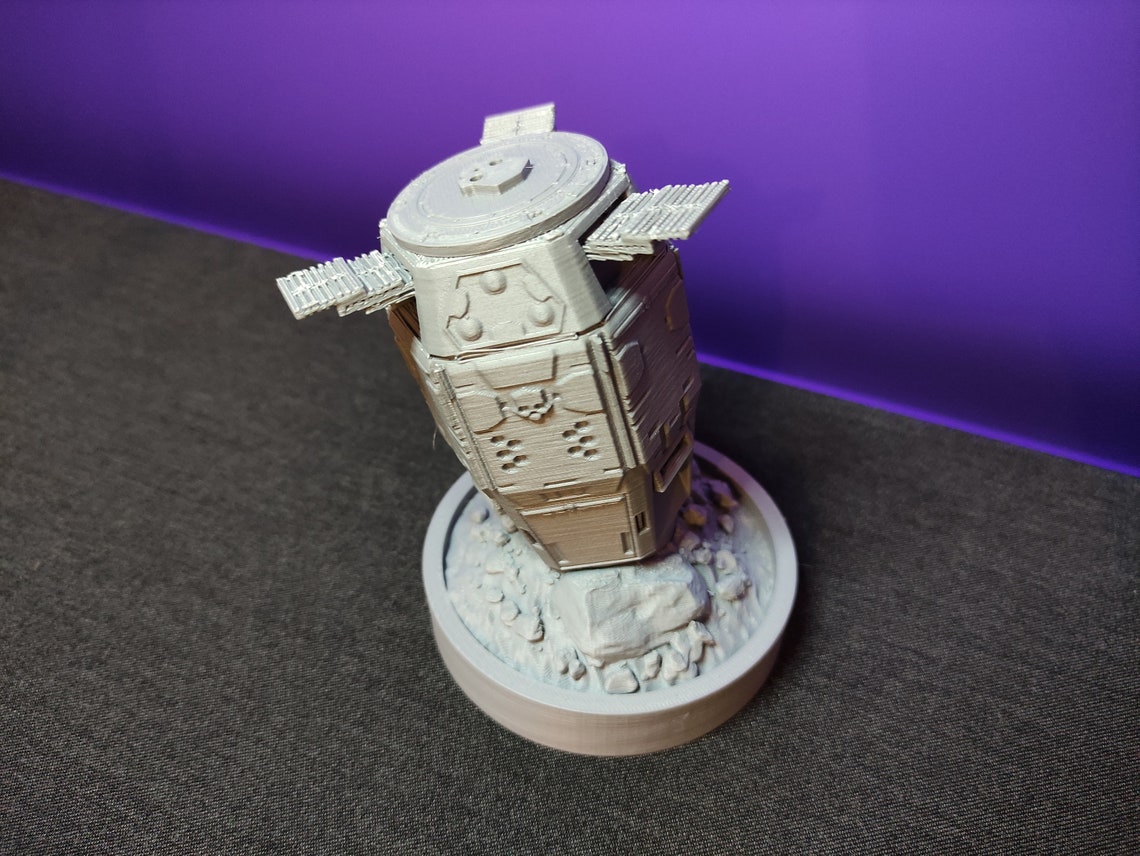 Hellpod Drop Pod 3D Printed Replica for Cosplay Helldivers 2 Inspired Gift for Fans Gaming Room ...