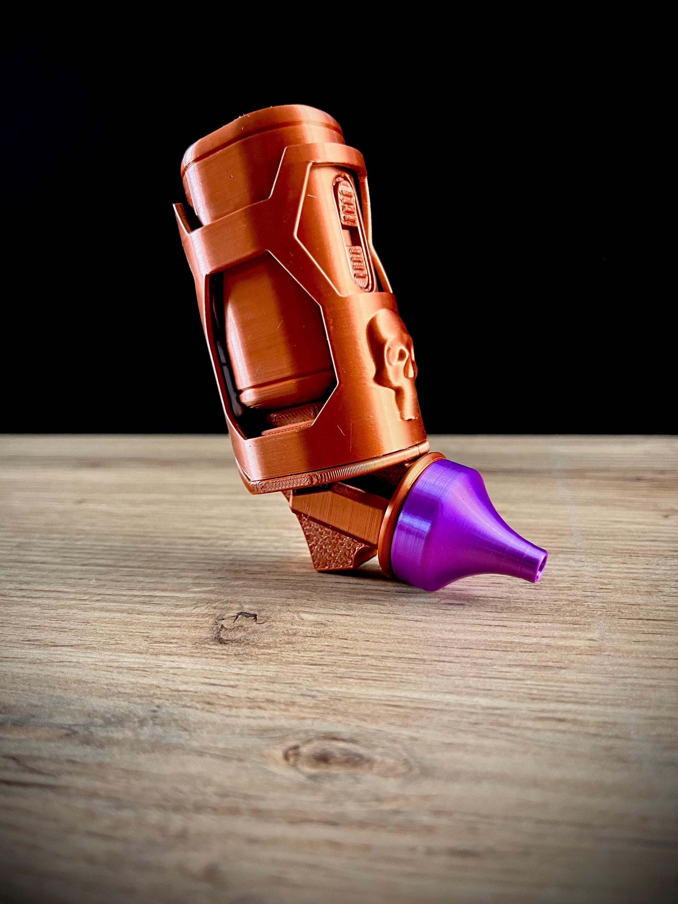 Black Lace Cyberpunk 2077 Inspired Inhaler for Cosplay 3D Printed ...