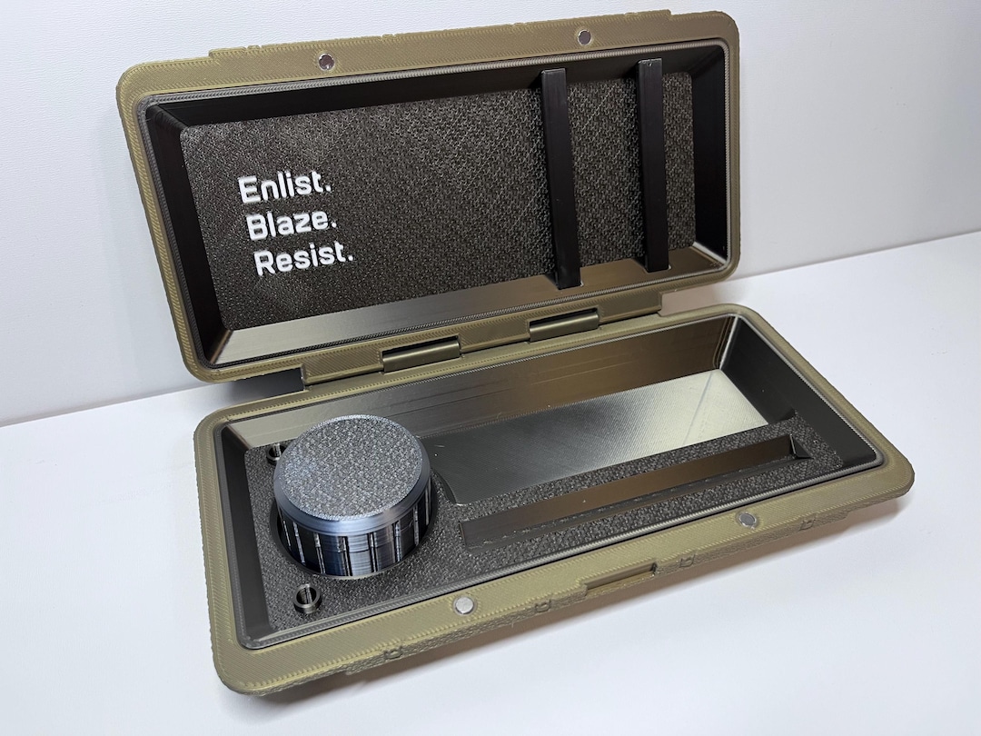 ARC Raiders Stash Box as Weapon Case Rolling Tray Herbal Replica| Sci ...