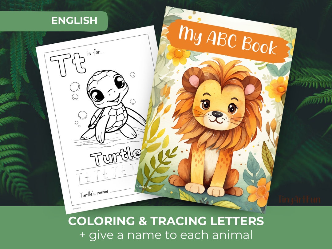 ABC Alphabet Book, ABC Coloring Pages, Animal Alphabet, ABC Book ...