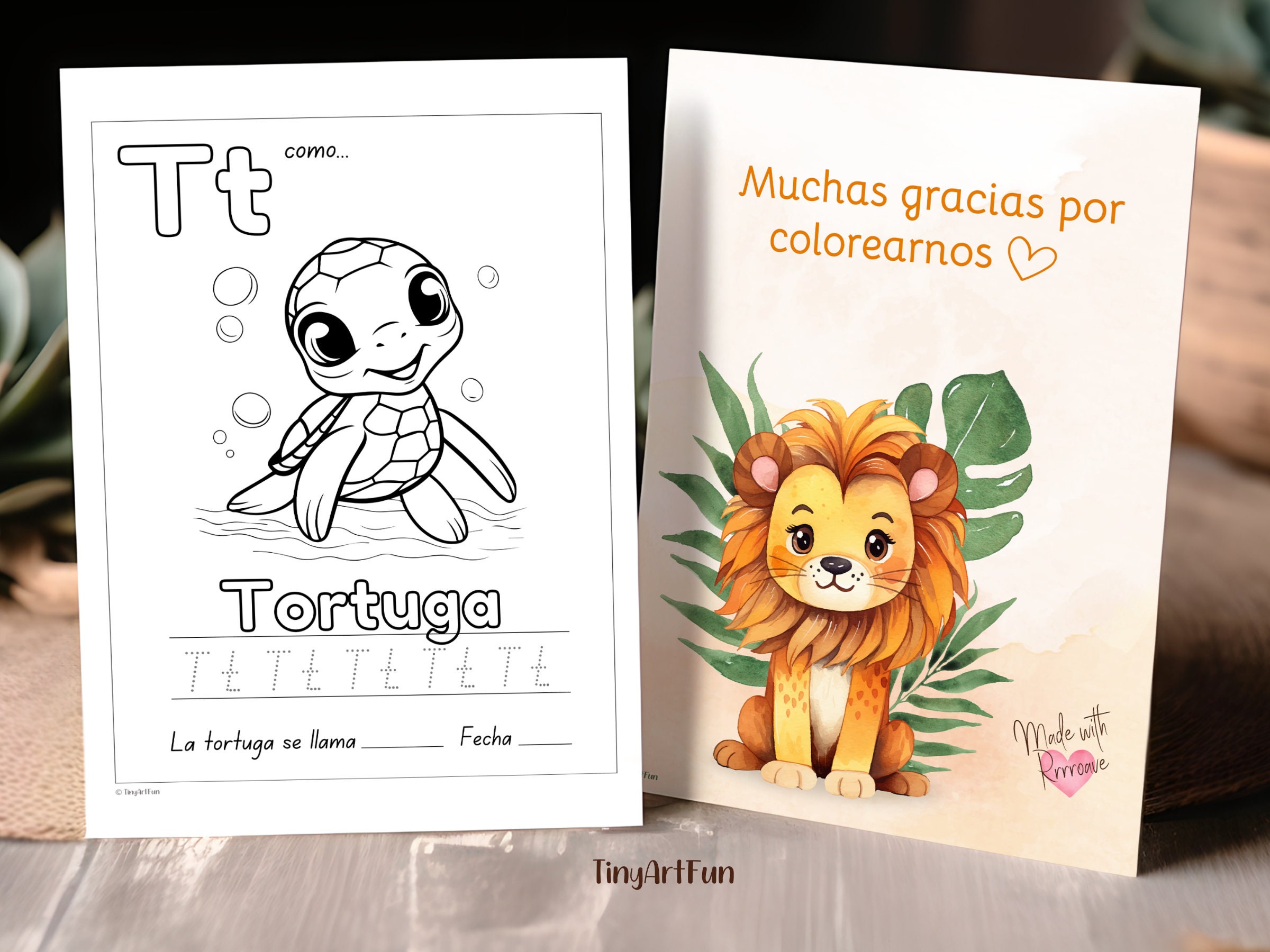 Alfabeto Español, ABC Book in Spanish, Animal Alphabet in Spanish ...