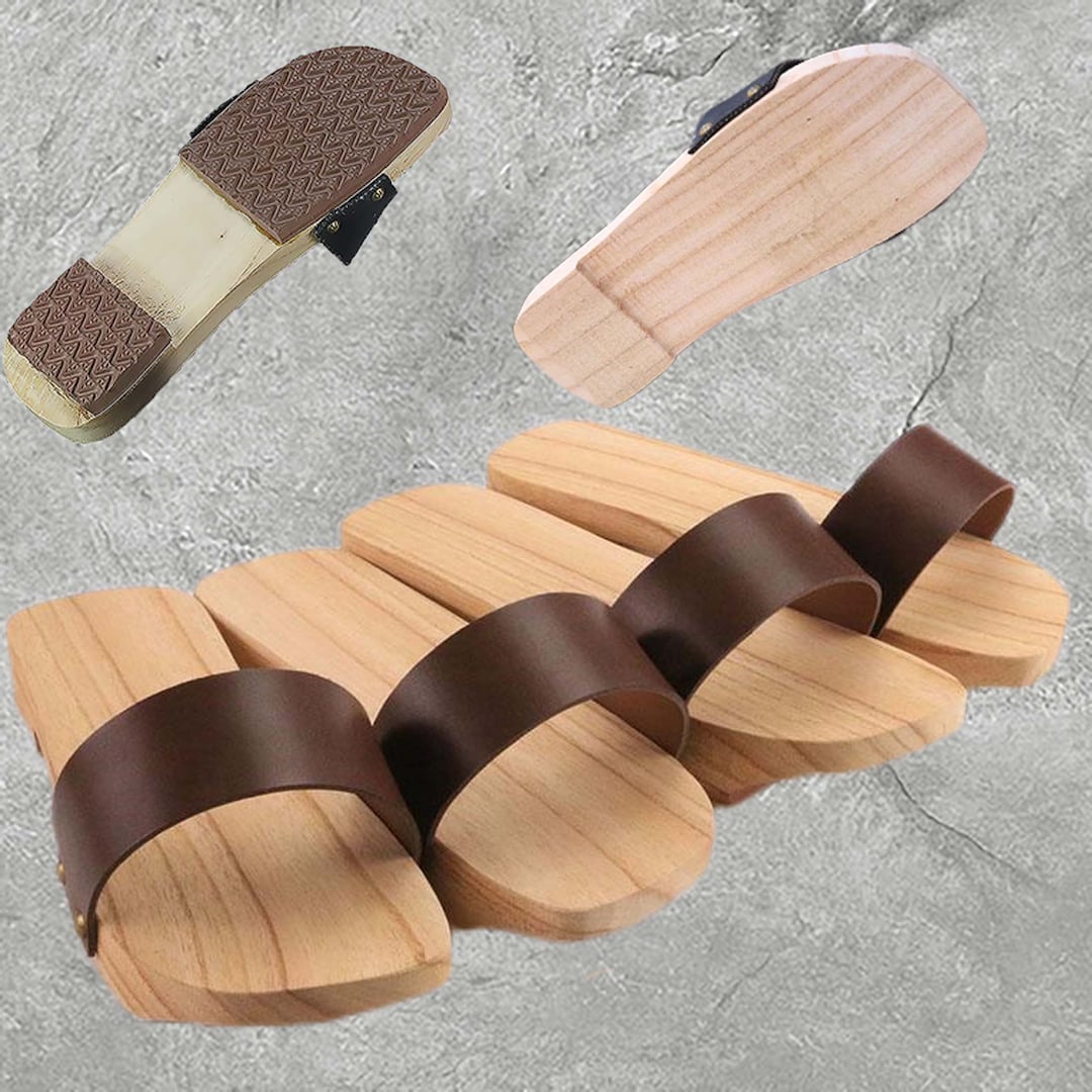 Wooden Slippers, Geta Sandal, Wood Sandals, Japan Geta, Wooden Clogs ...