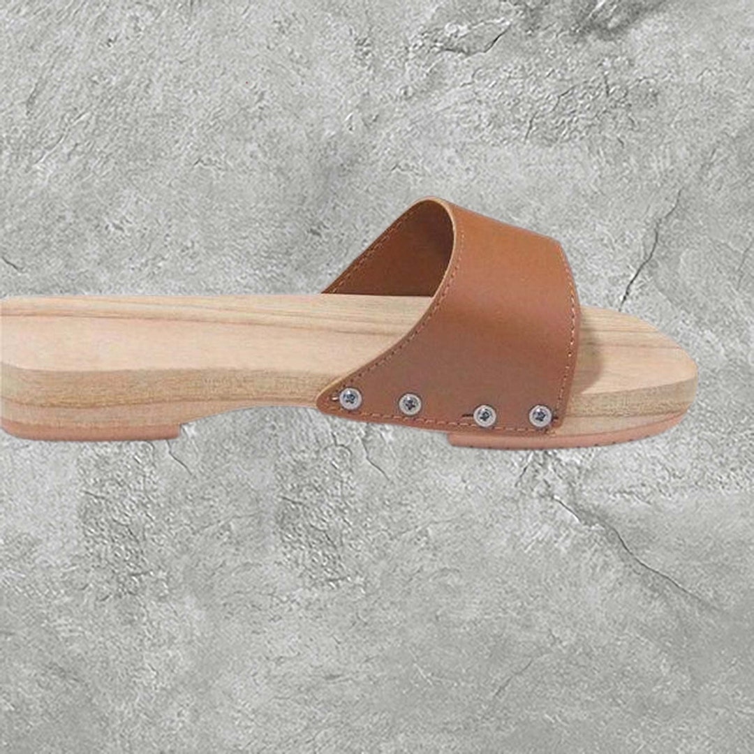 Handcrafted Wooden Slippers, Wood Sandals, Japanese Geta, Wooden Clogs ...