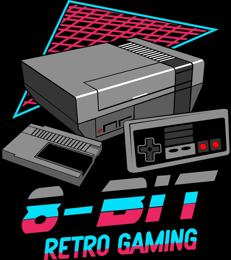 Svg Retro Gaming, Gamer, Png Retro Gaming - Etsy