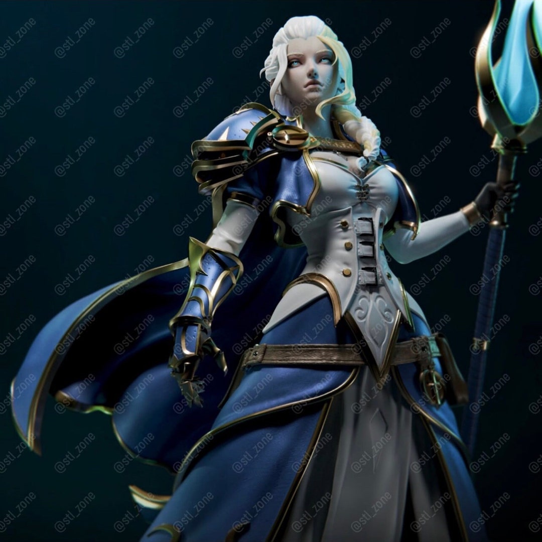 Marine Mage Jaina World of Warcraft 3D Figure Resin Printed in 12K - Etsy