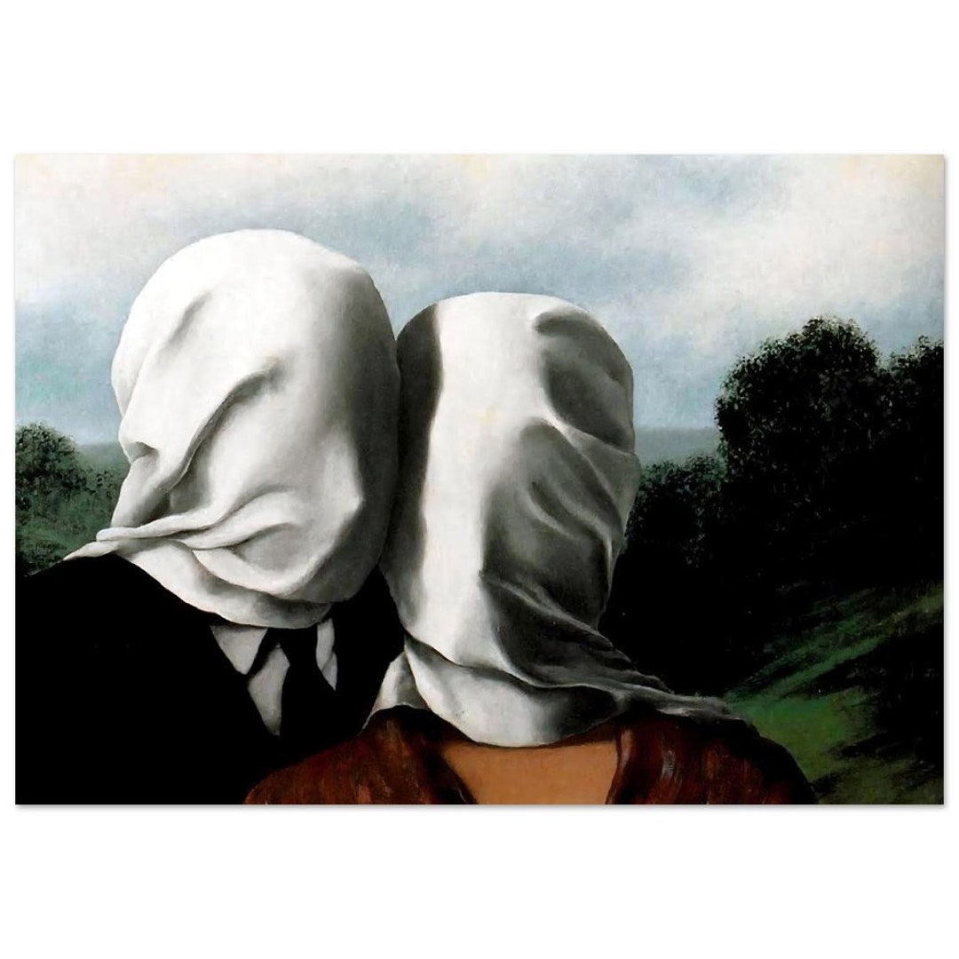 René Magritte, René Magritte the Lovers, René Magritte Kissing ...