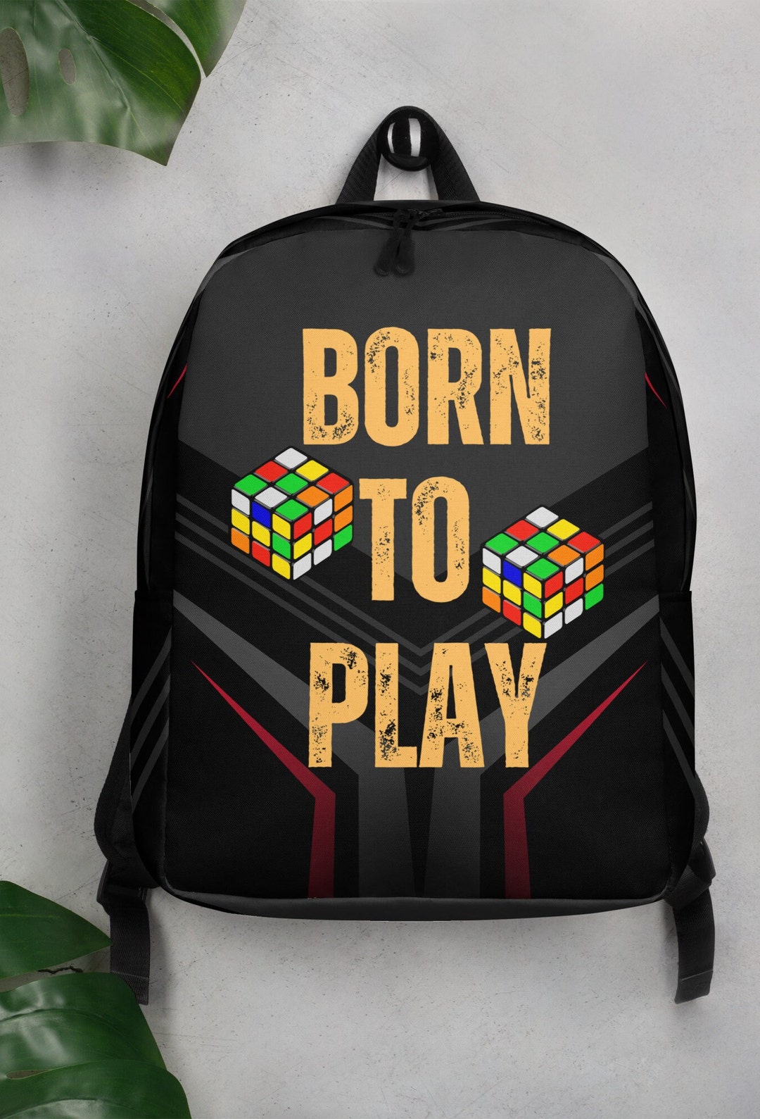 Playful Rubik's Cube Design Backpack, Ideal for Puzzle Enthusiasts ...
