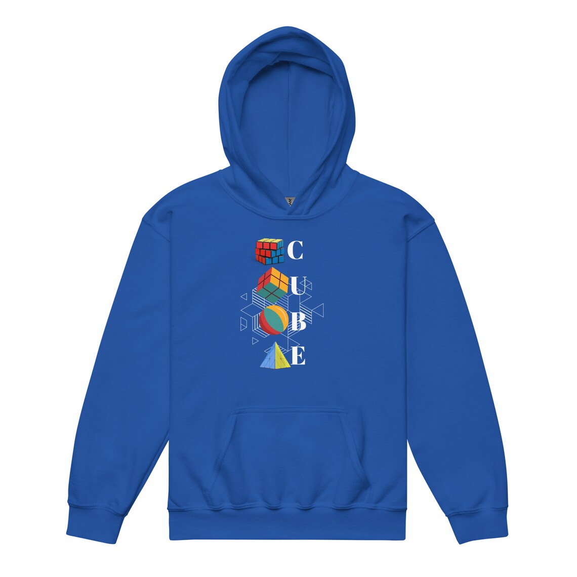 Retro Rubiks Cube Hoodie, Fun Puzzle Game Sweatshirt, Unisex Cuber Gift ...