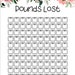 Pounds Lost Printable Weight Loss Tracker - Etsy